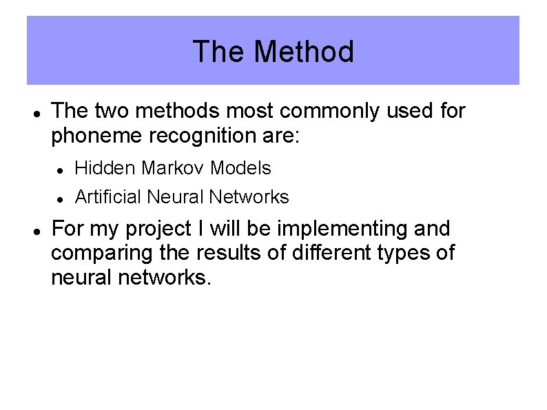 Phoneme Recognition Using Neural Networks by Albert Vander