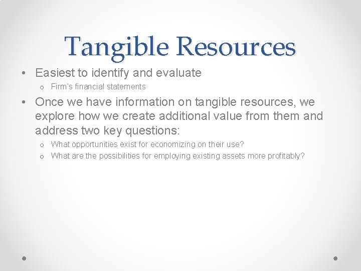 Chapter 3 Resources and Capabilities Rachel Parrish Nikki