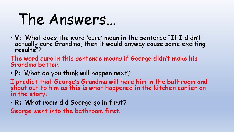 Book above pay grade Georges Marvellous medicine Week