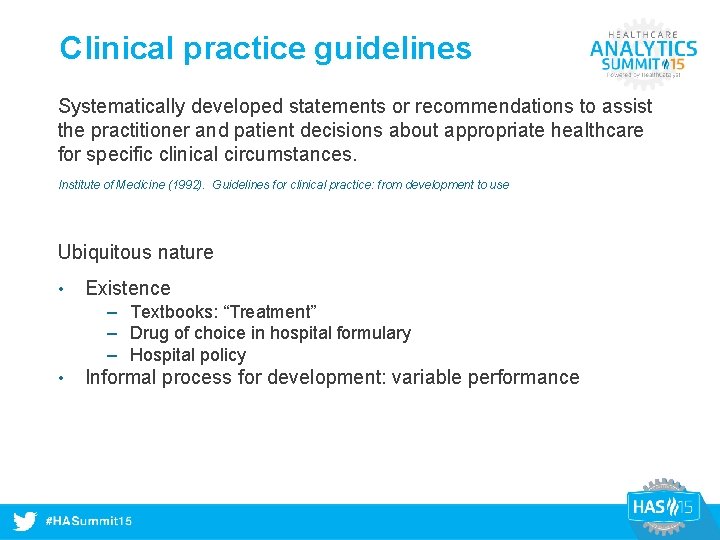 Session 28 Clinical Standards Work To Improve EvidenceBased