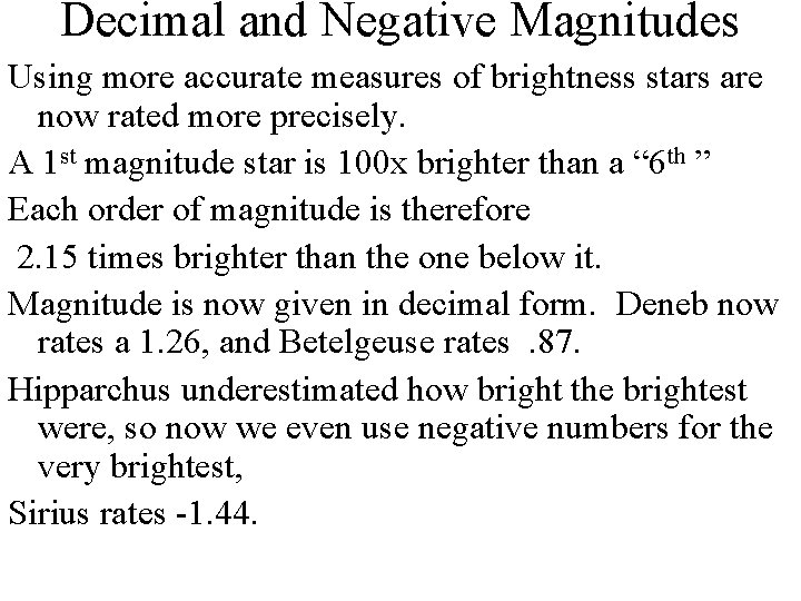 How Bright is that Star Part 1 Magnitude