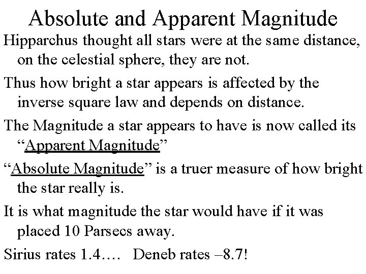 How Bright is that Star Part 1 Magnitude