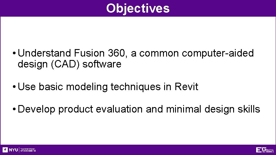 Introduction into CAD Overview Objectives Background Materials Procedure