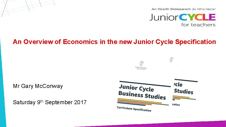 An Overview of Economics in the new Junior