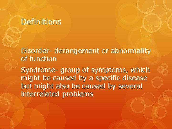 Introduction to Pathophysiology Definitions Pathophysiologythe ...