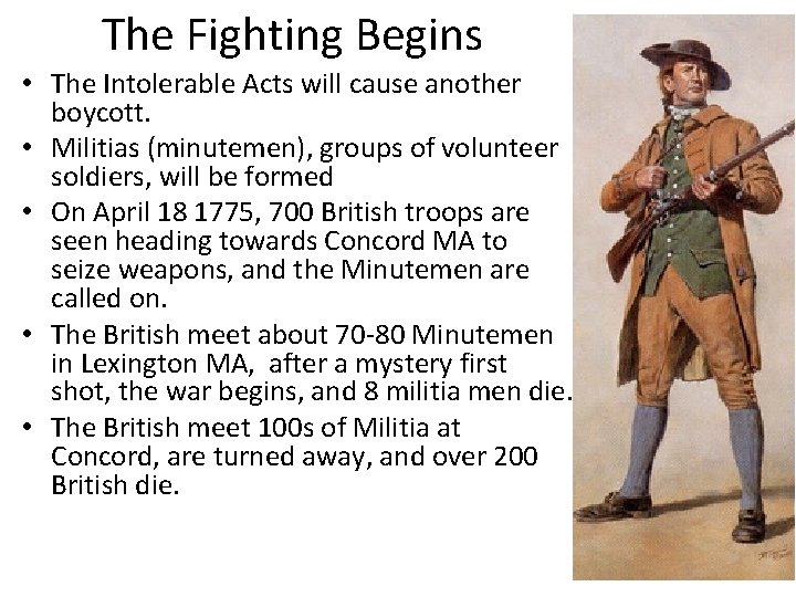 Bell Ringer What caused the American Revolution Why