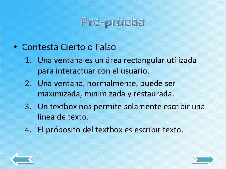 Graphical User Interface Elementos de un GUI Objetivos