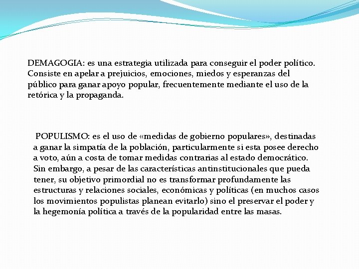 Unidad II La Crisis del Parlamentarismo y el