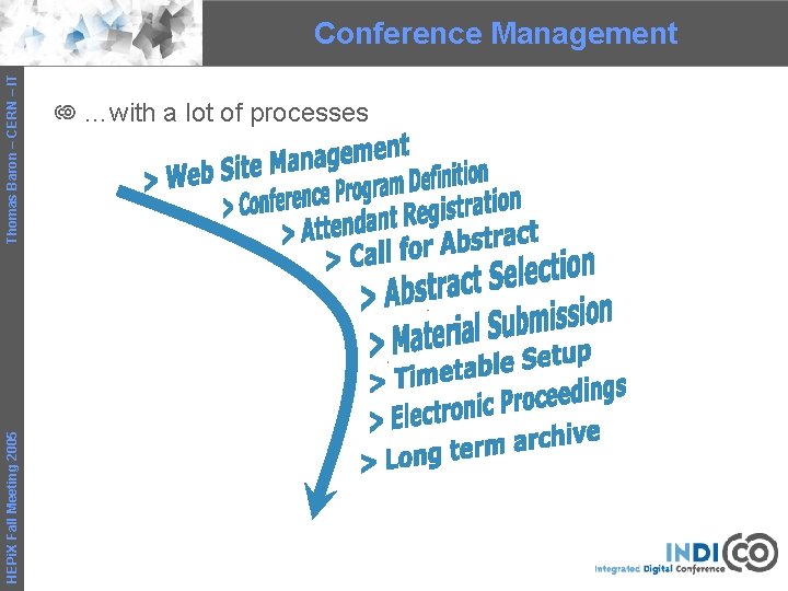HEPi X Fall Meeting 2005 Thomas Baron CERN