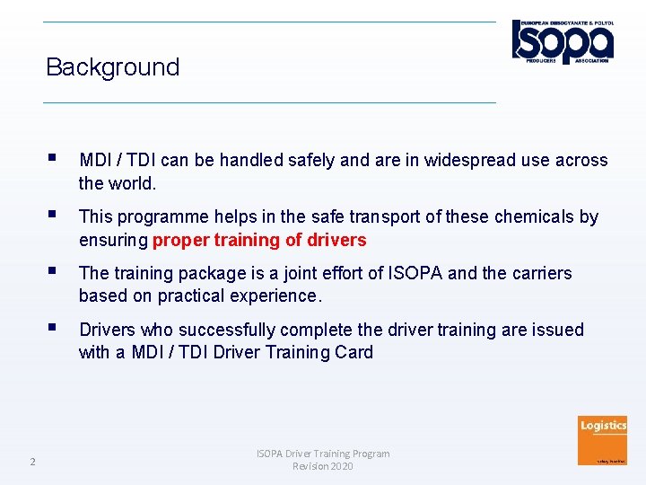Driver Product Safety Training Bulk Liquid 1 ISOPA