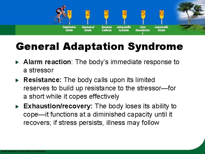 CHAPTER OUTLINE Adapting to Stress Sources of Stress