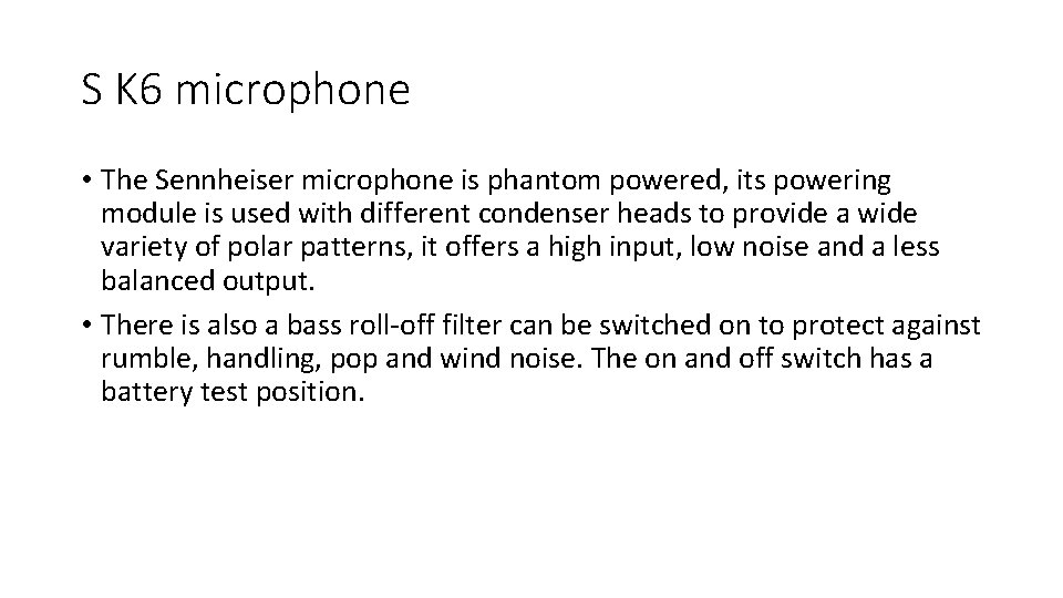 Microphone pick up patterns H 4 N microphone