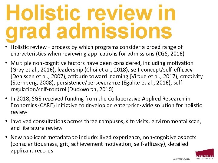 Holistic grad student support ANDREW KIM DIRECTOR GRAD