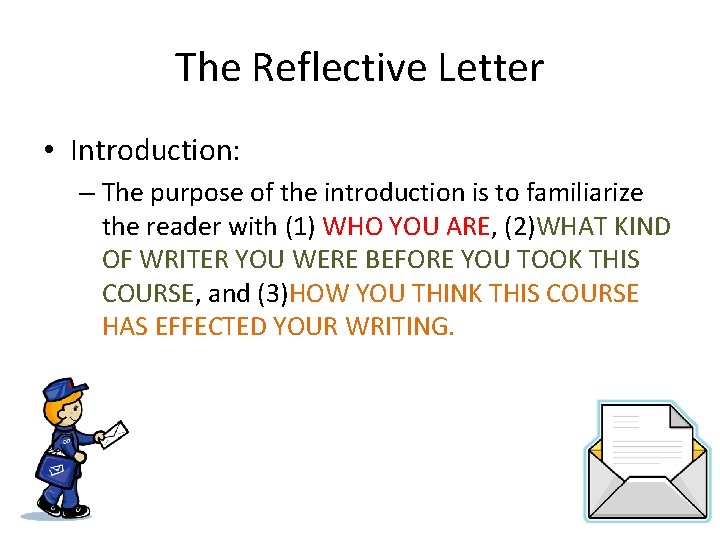 End of Paper 4Reflective Letter Day One Class