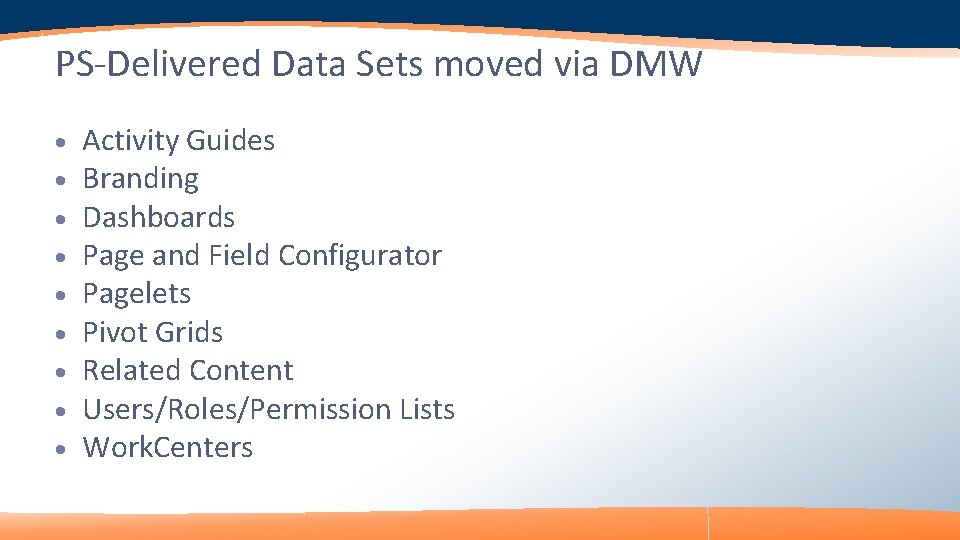 Edit Master text styles o Data Migration Workbench