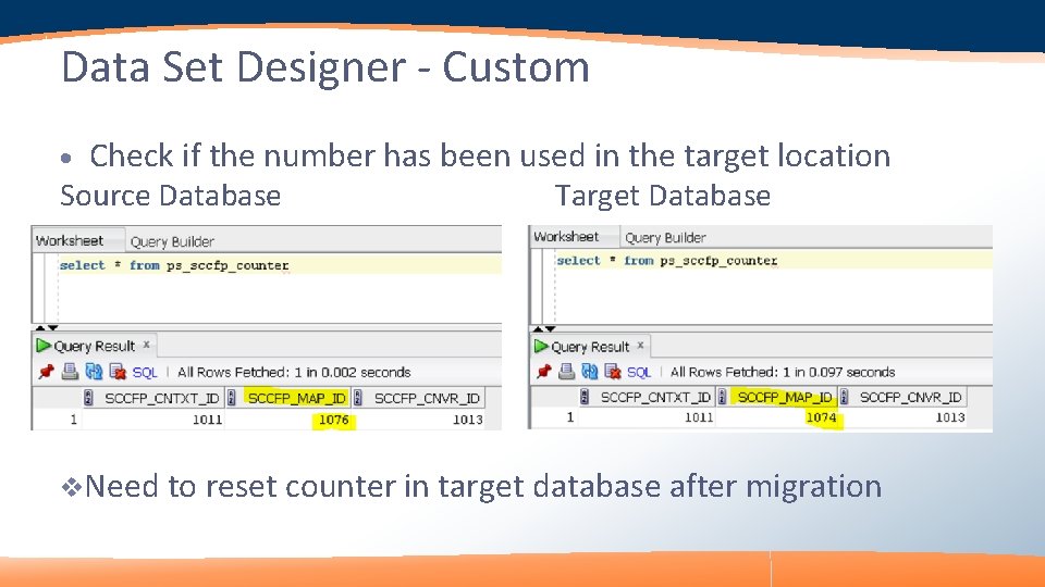 Edit Master text styles o Data Migration Workbench