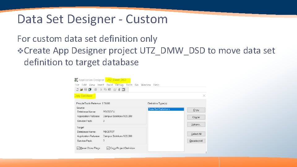Edit Master text styles o Data Migration Workbench