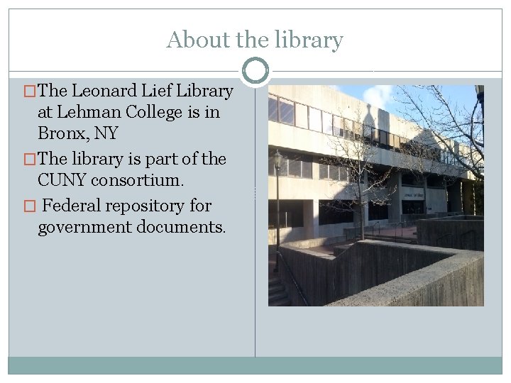 The Stacks Drifter Roving Reference at the Leonard