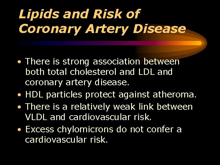 Disorders of Lipid Metabolism By Dr Nermin Ahmed