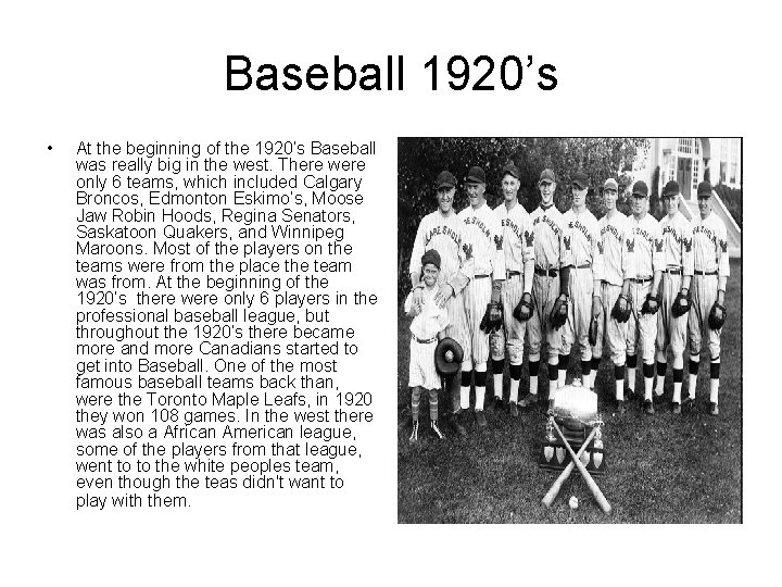 Sports In the 1920s And 1930S Sebastian and