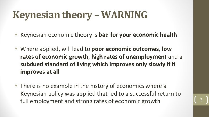 Economic Analysis for Business Chapter 12 The Basic