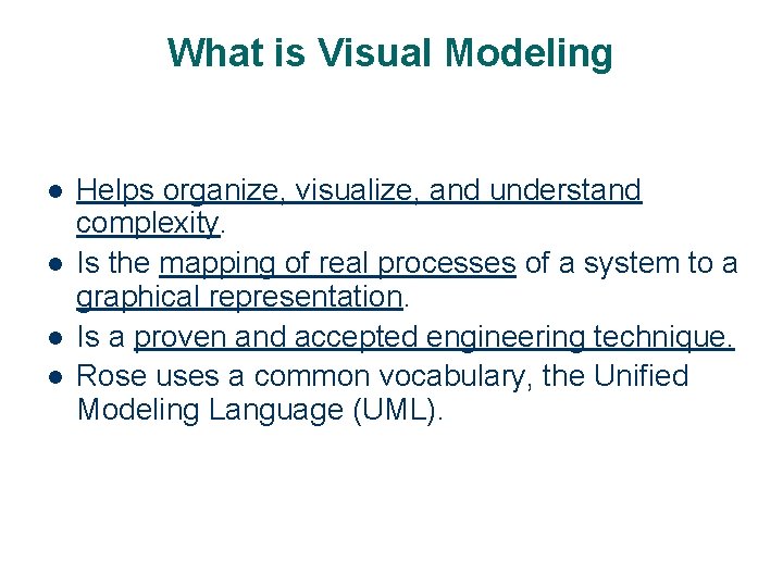 Rational Rose Basics Visual Modeling Textbook Chapter 3