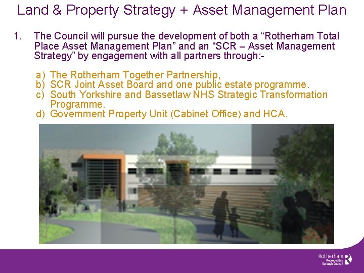 Rotherhams Public Estate Strategic Housing Forum Central Government