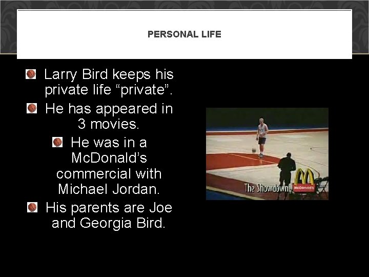 LARRY BIRD Fielding C B 1 2013 BEFORE