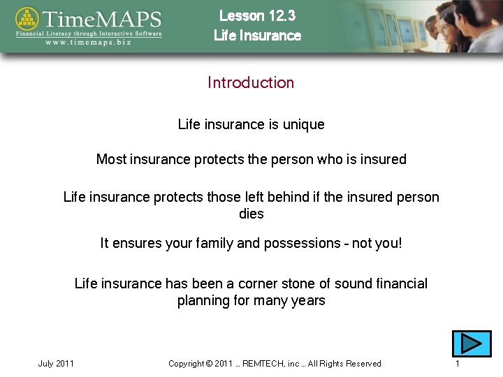 Lesson 12 3 Life Insurance Introduction Life insurance