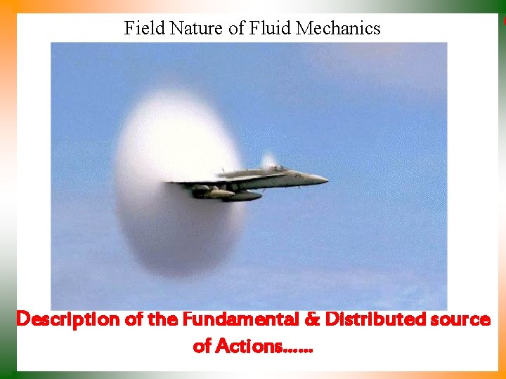 Field Nature of Fluid Mechanics P M V