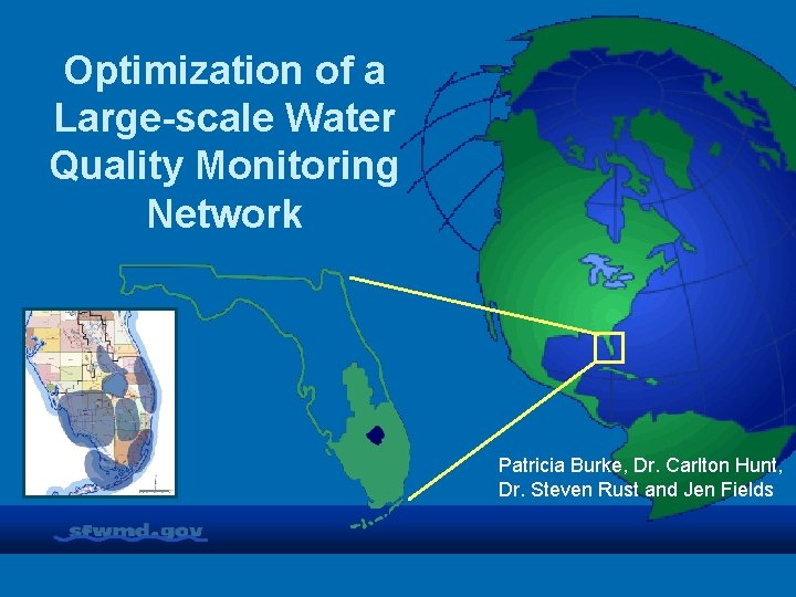 Optimization of a Largescale Water Quality Monitoring Network