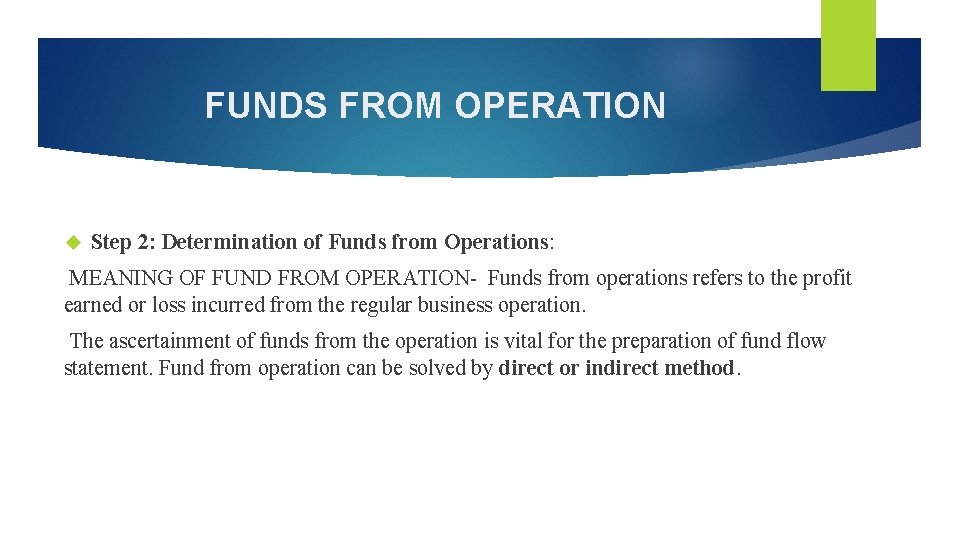 PRESENTATION ON THE TOPIC OF FORMAT OF FUND