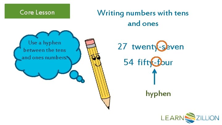 How do you write numbers using number names