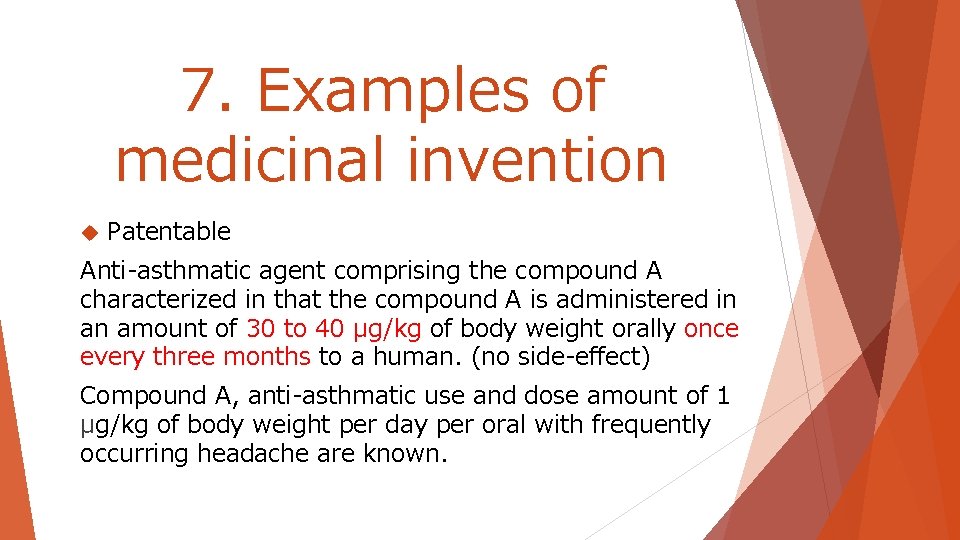 Protection of Medicinal Inventions in Japan IWATANI PATENT