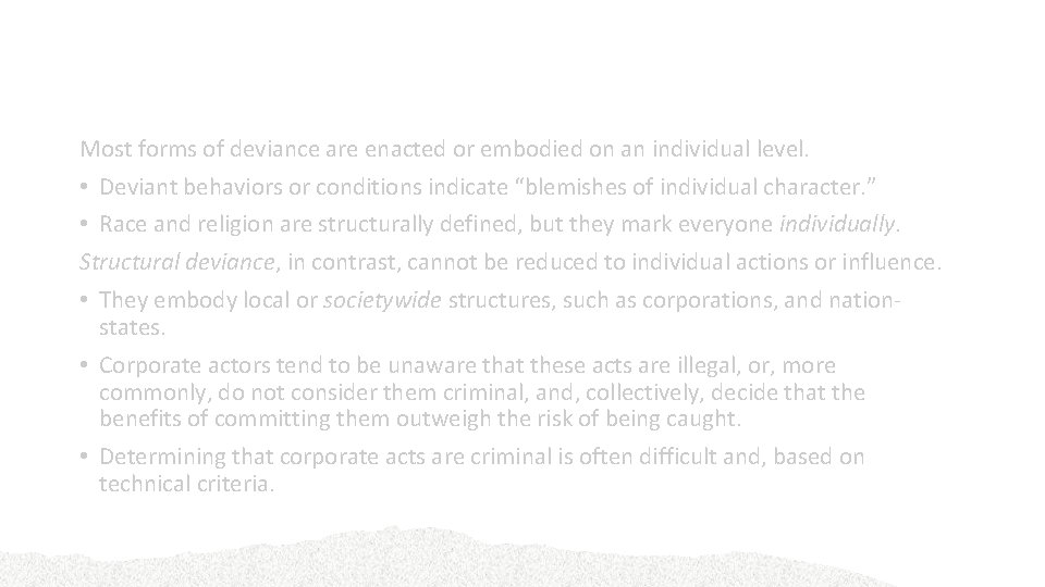 Chapter 7 White Collar Corporate and Global Malfeasance