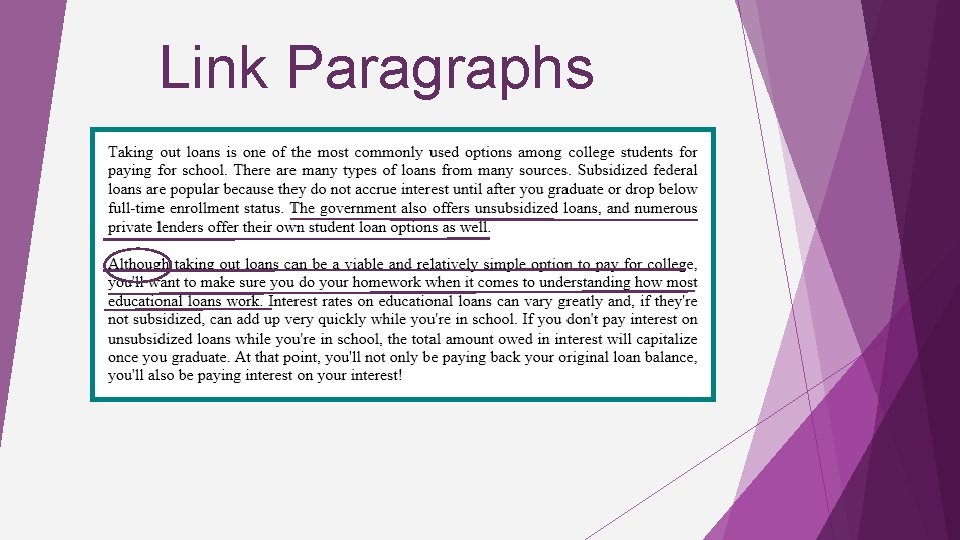 Essay Structure Presentation by The Writing Center Brenda