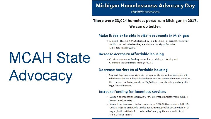 Michigan Coalition Against Homelessness Empowering Communities Ending ...