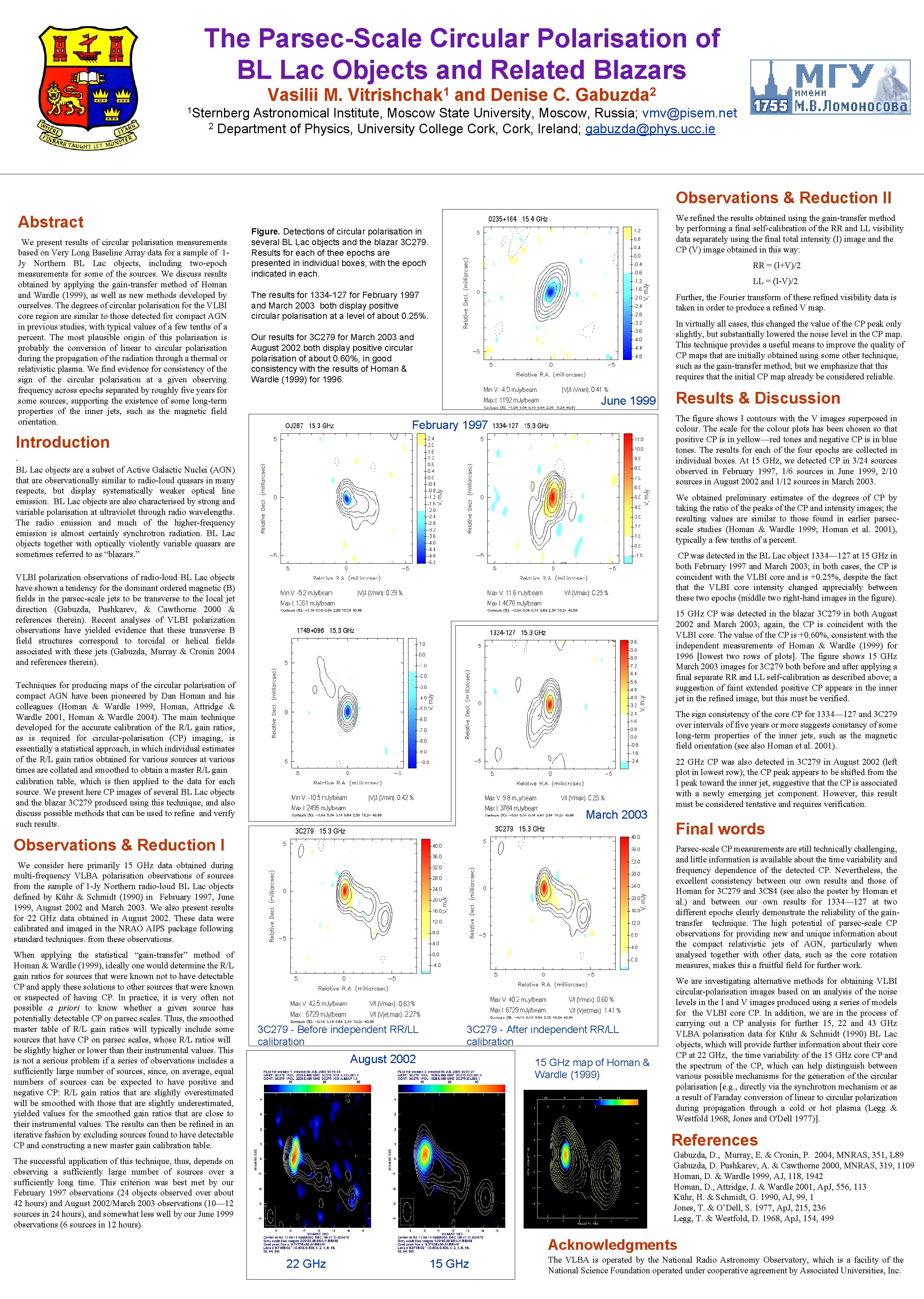 The ParsecScale Circular Polarisation of BL Lac Objects