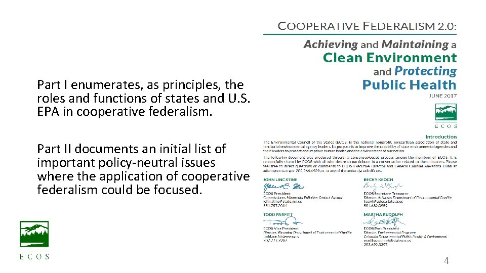 Cooperative Federalism 2 0 Filling in the Details