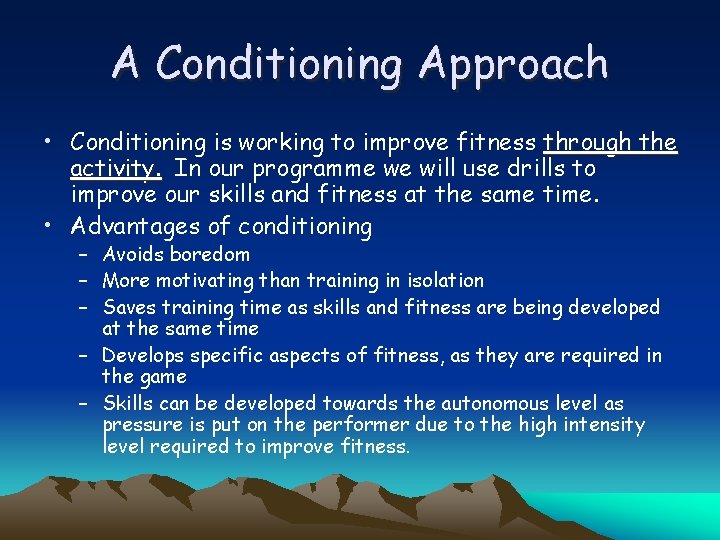 Preparation of the Body Lecture 3 Principles and