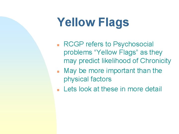 Backache Lawrence Pike James Street Family Practice Introduction