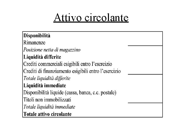 Bilancio 4 documenti Stato Patrimoniale Conto Economico Nota