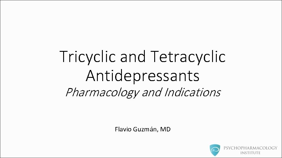 Tricyclic and Tetracyclic Antidepressants Pharmacology and Indications ...