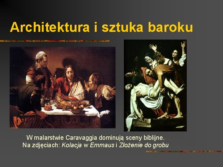 Architektura i sztuka baroku Barok definicja Barok epoka