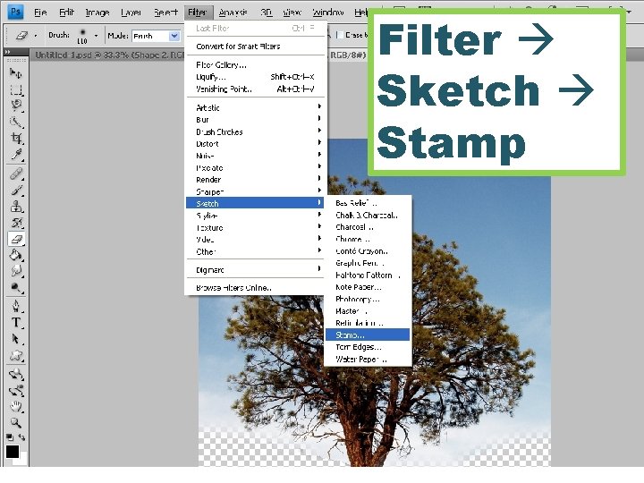 Using Photoshop to design your logo File New