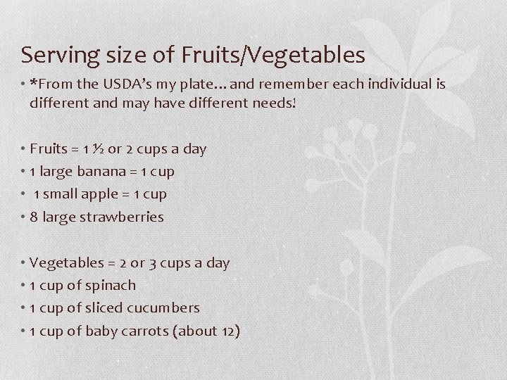HEALTHY NUTRITION FOR EVERYONE Erica Bydlon Lets start