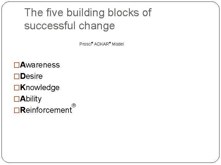 ADKAR Model Assignment no 2 By Dr Manjusha