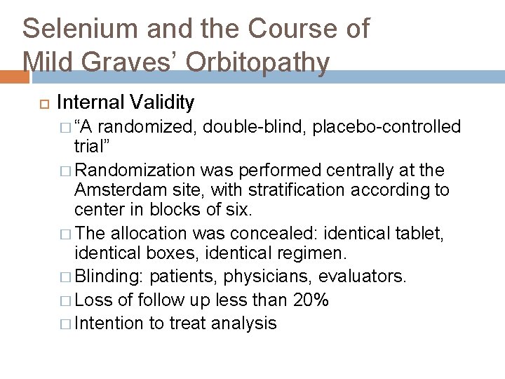 QEC AMBULATORY CARE JOURNAL CLUB Tanawan Riangwiwat MD