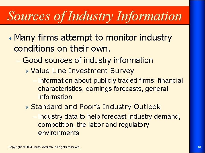 Part II Business Environment Assessing Industry Conditions Introduction