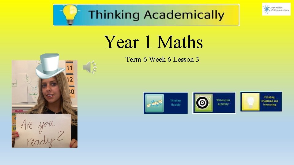 Year 1 Maths Term 6 Week 6 Lesson